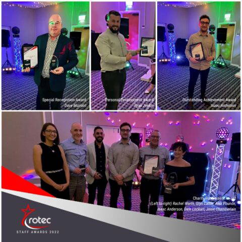 Rotec celebrates outstanding team members at Staff Awards 2022