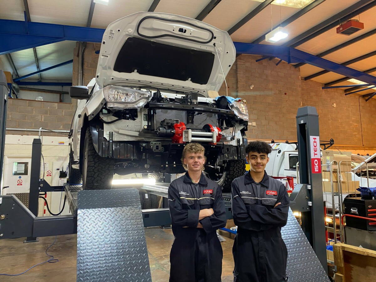 Rotec welcomes local school students for work experience