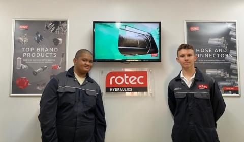 Rotec welcomes local school students for work experience