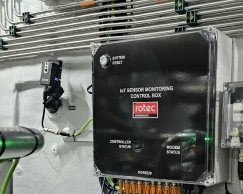 Rotec completes innovative remote monitoring system onboard a vessel